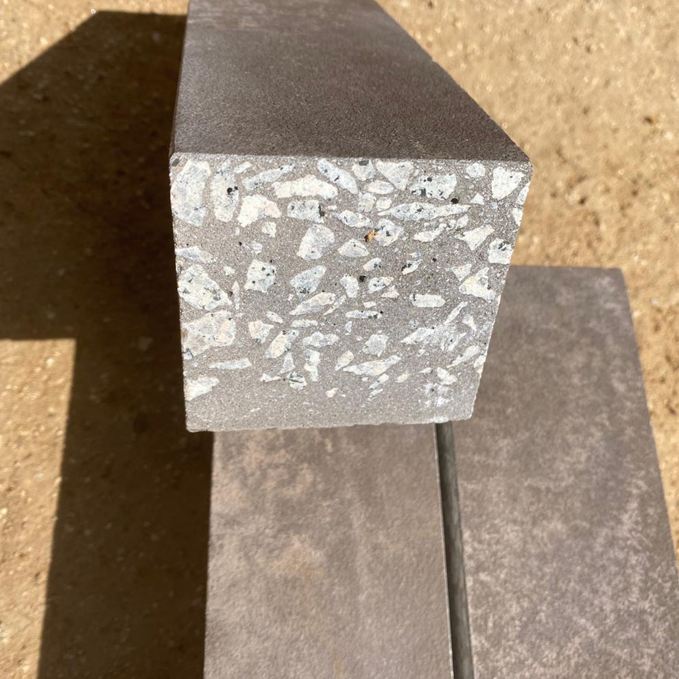 Concrete Collaborative | Trails Fossil Texture 9"x3"x3" – unbuilt